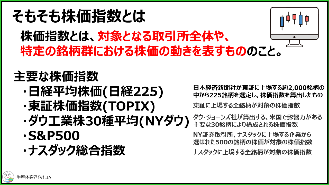 【SOX指数とは】半導体関連企業投資に必須の知識